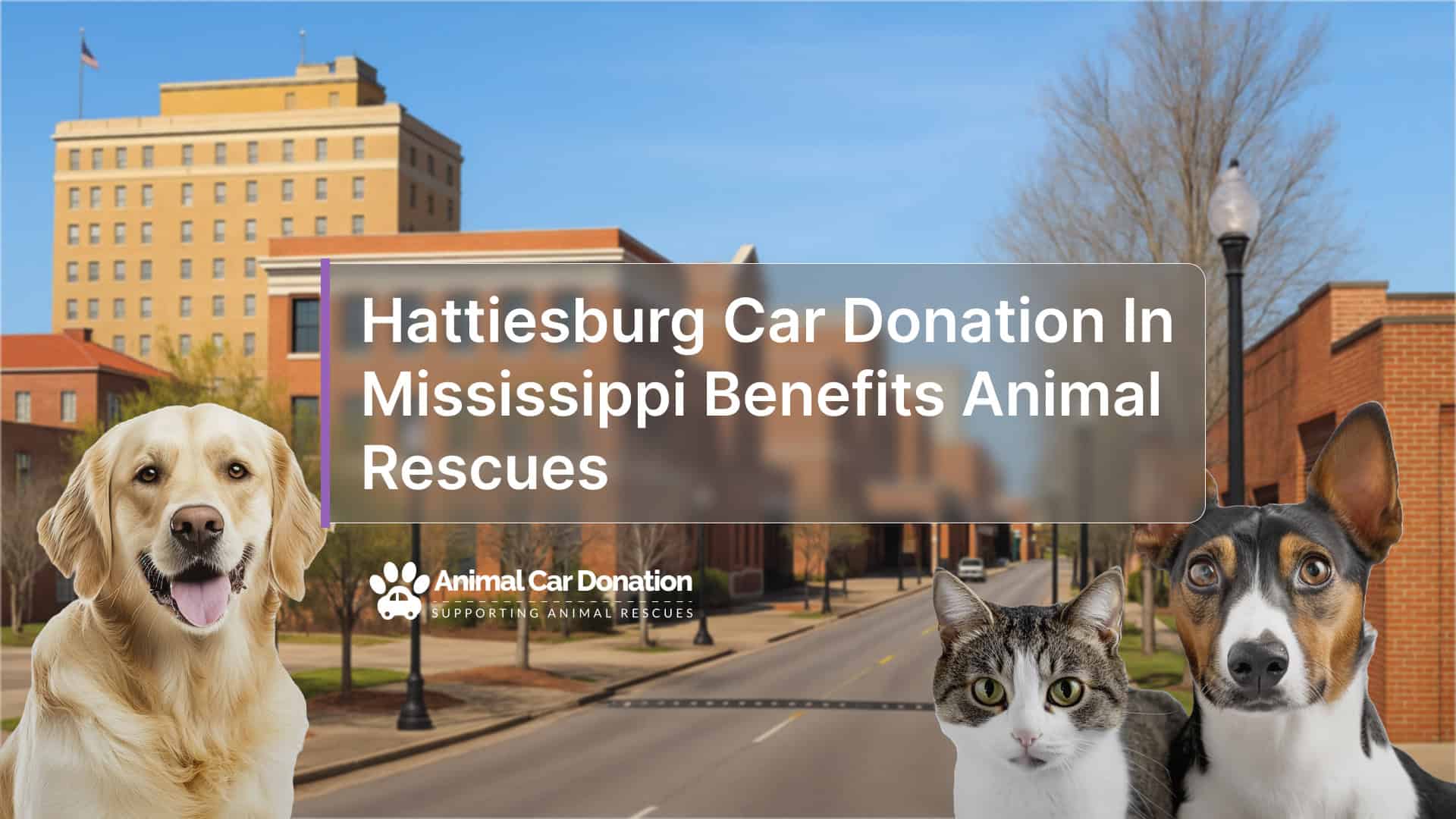 Hattiesburg Car Donation In Mississippi Benefits Animal Rescues