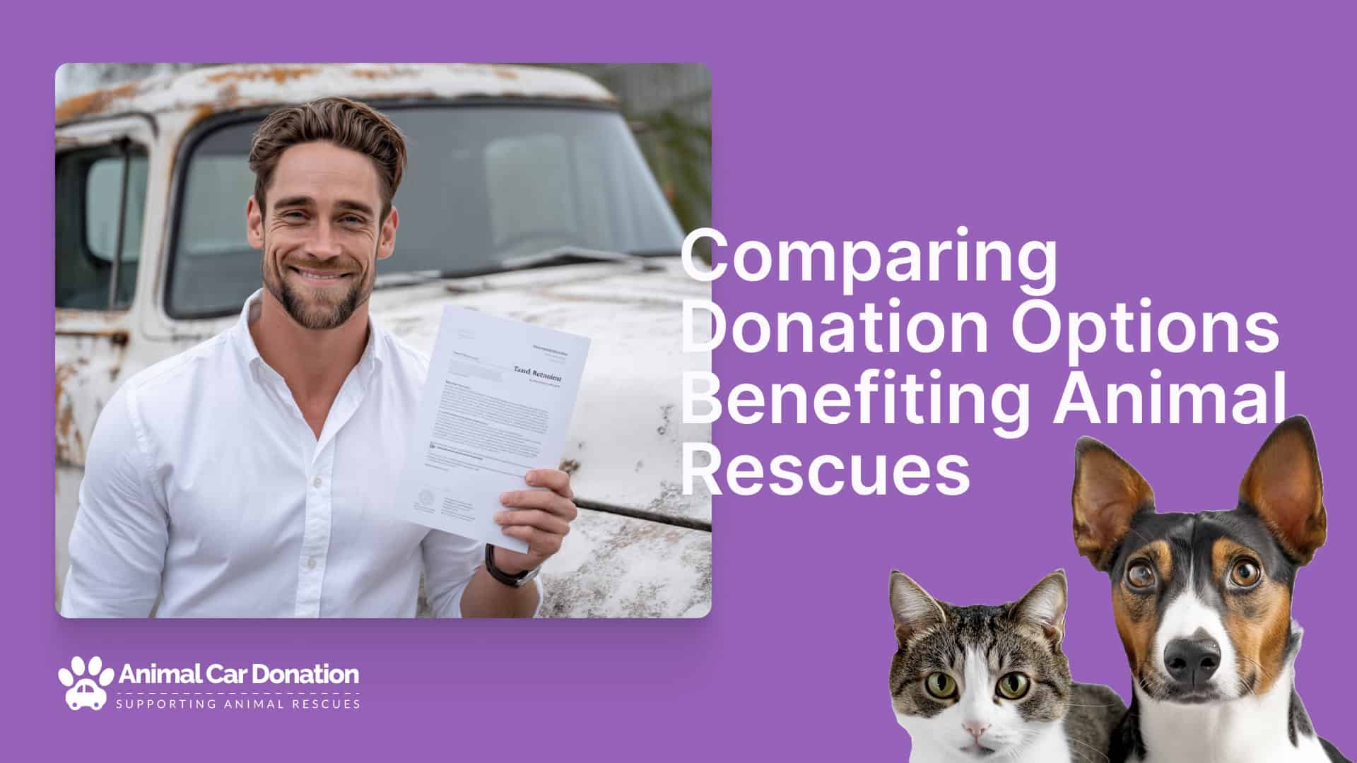 Comparing Donation Options Benefiting Animal Rescue Charity