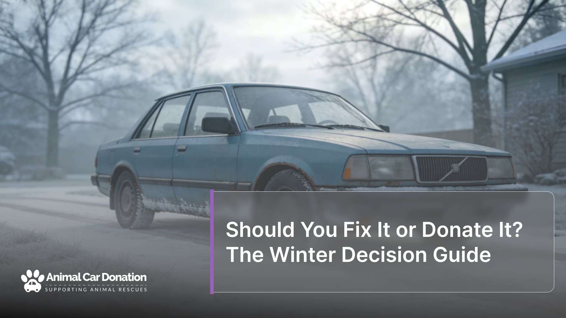 Should You Fix It or Donate It? The Winter Decision Guide
